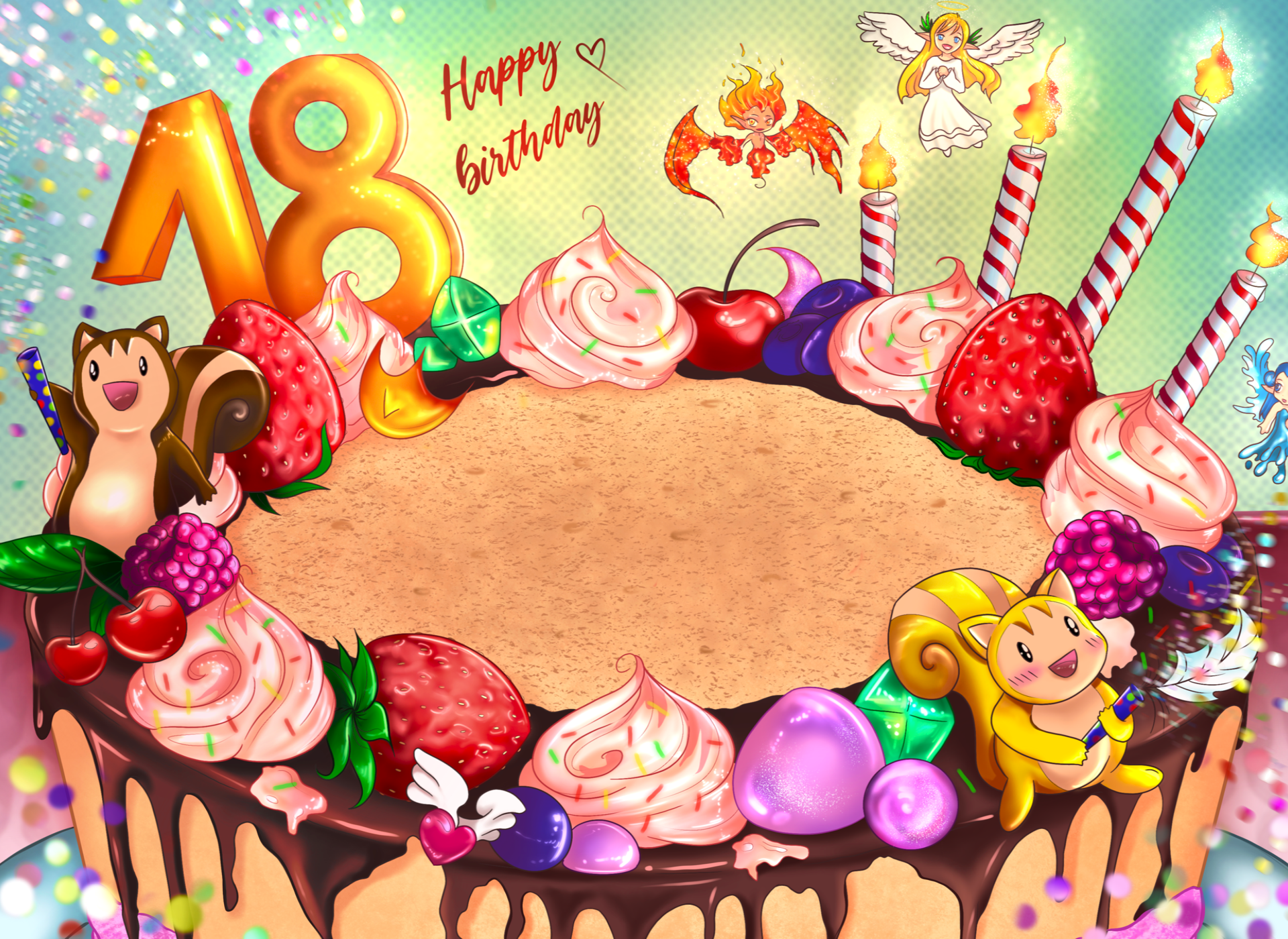 18º Anniversary Character Selection Screen Fan Art - Winners - News ...
